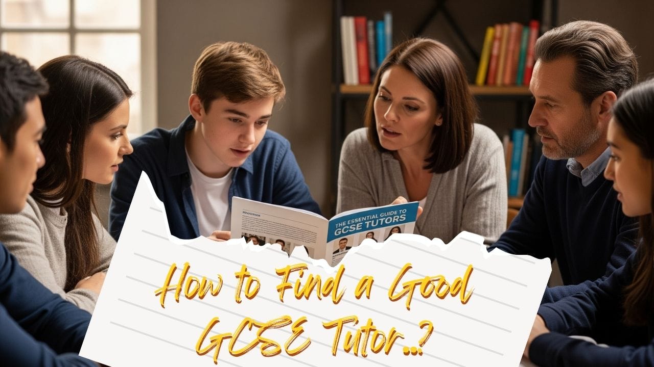 How to Find a Good GCSE Tutor: Your Smart Guide to Success in UK Exams!